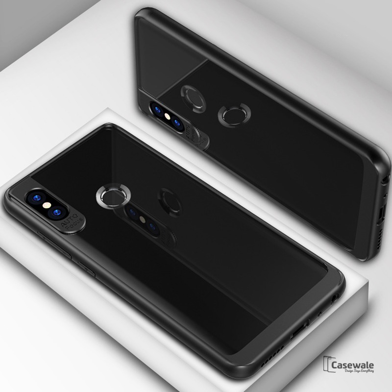 Full Protective Transparent TPU Auto Focus Case for Redmi Note 5 Pro ...